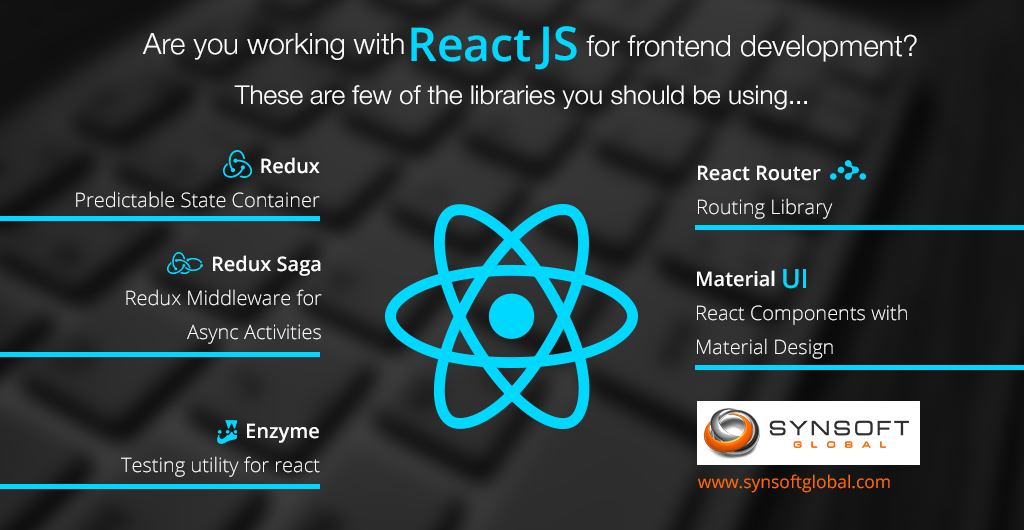 5 STUNNING REACT JS LIBRARIES - Synsoft Global